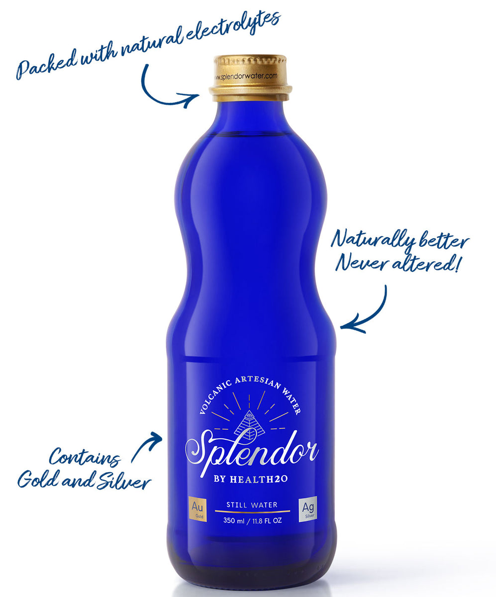 Water with Natural Gold and Silver - 350ML (11.8 FL OZ) – Splendor